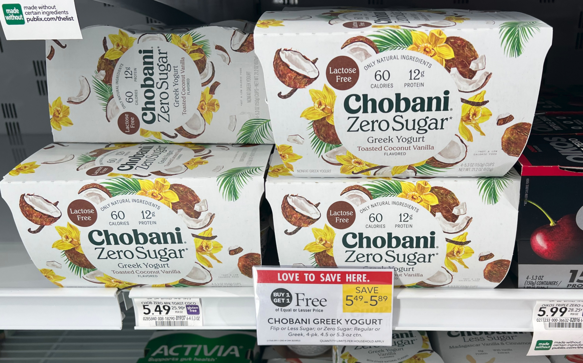 Chobani Yogurt 4-Packs As Low As $2.25 At Publix - iHeartPublix