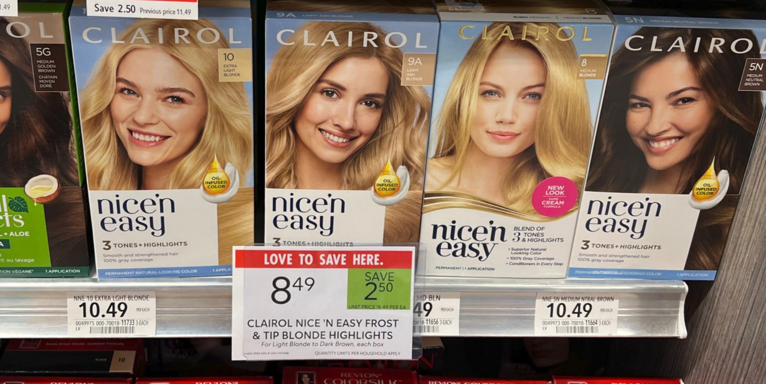 Clairol Hair Color As Low As $5.49 At Publix (Regular Price $10.49 ...
