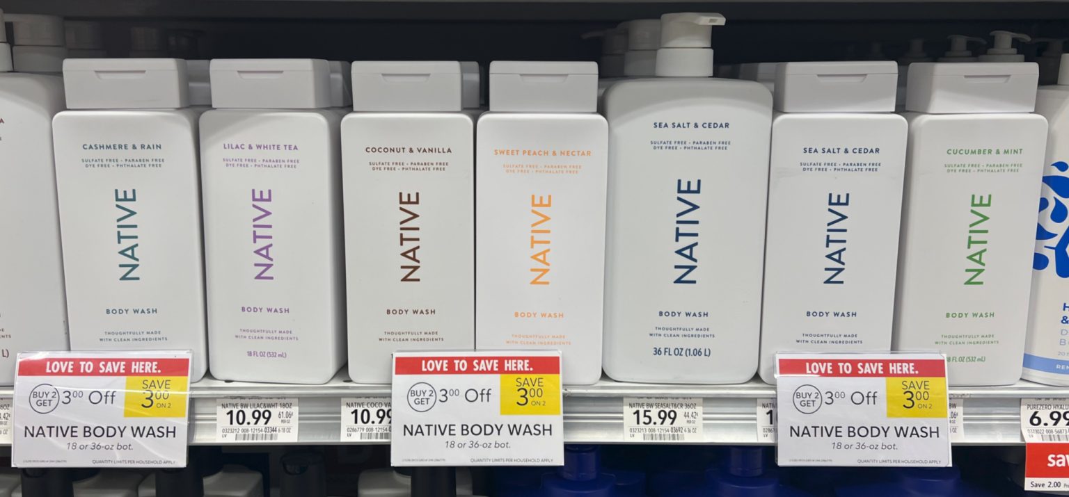 Nice Deals On Native Body Wash & Deodorant At Publix - iHeartPublix