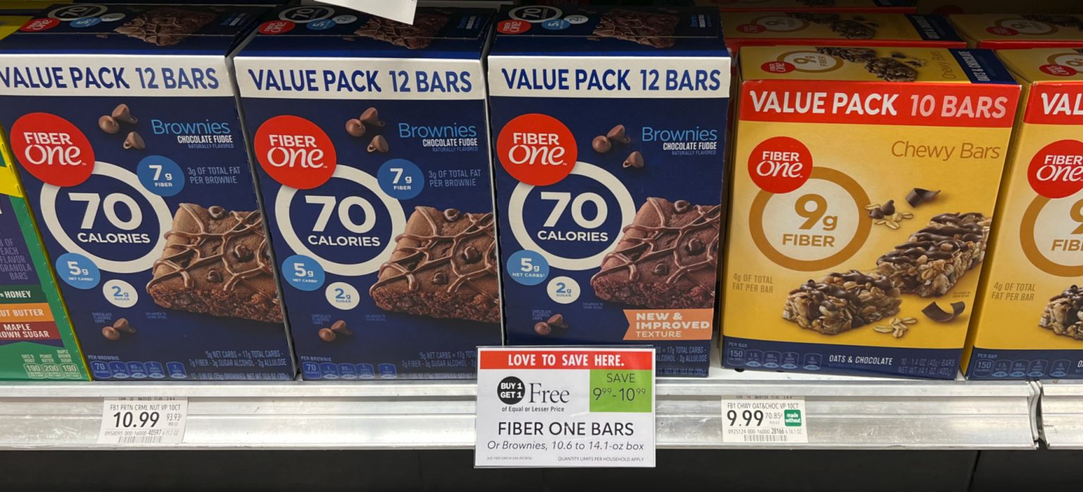 Value Size Boxes Of Fiber One Bars As Low As $4.75 At Publix - iHeartPublix