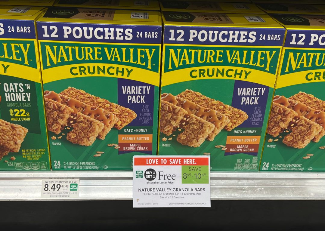 Value Size Boxes Of Nature Valley Granola Bars As Low As $4 At Publix ...