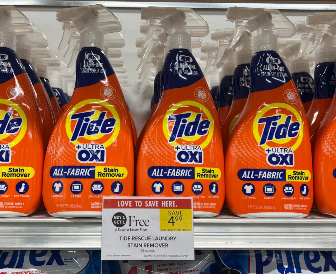 Tide Rescue Laundry Stain Remover Spray As Low As $1.50 At Publix ...