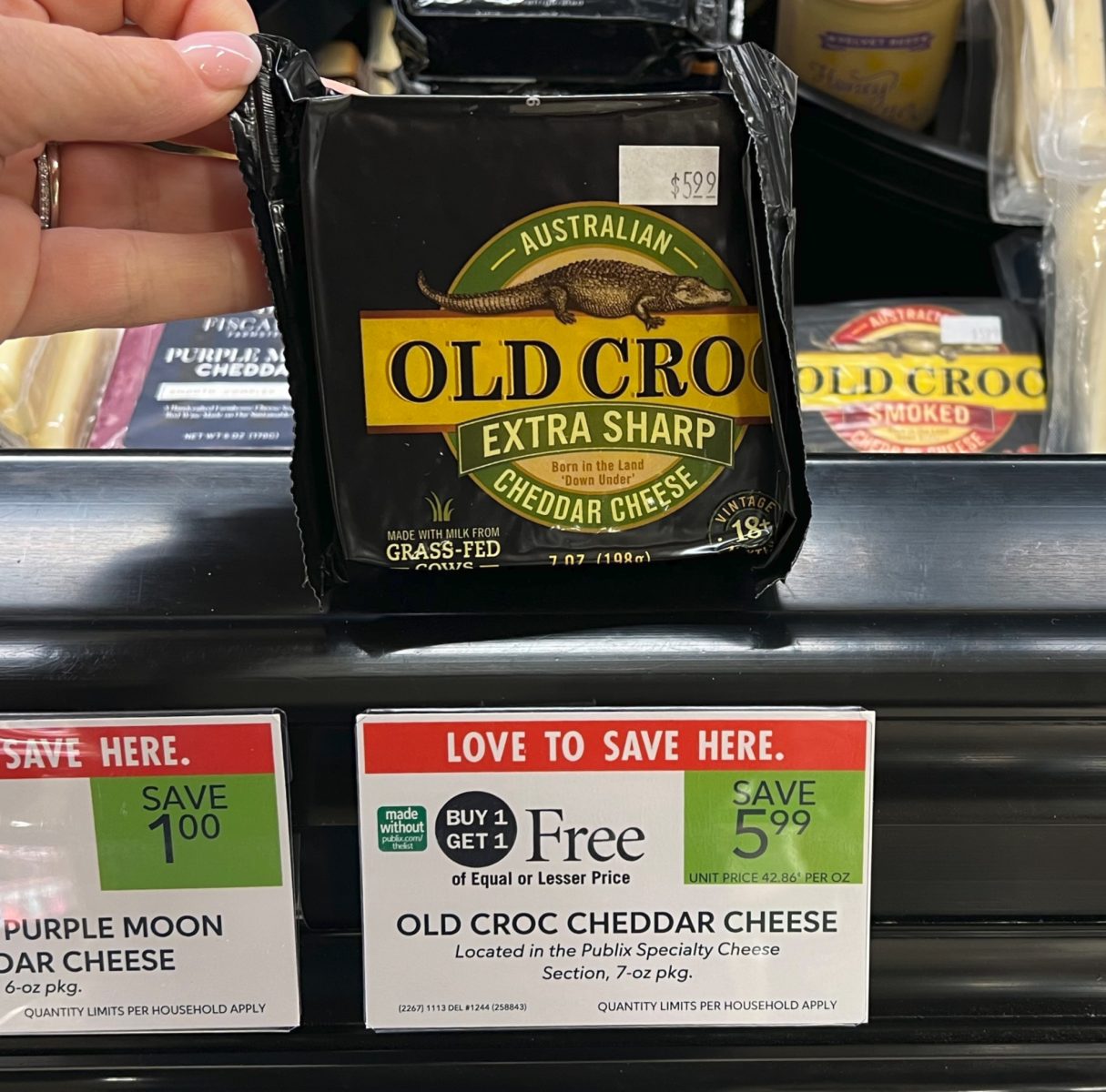 Get Old Croc Cheddar Cheese For Just $2.25 At Publix - iHeartPublix