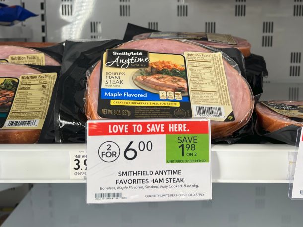 Smithfield Ham Steak Just $2 At Publix - iHeartPublix