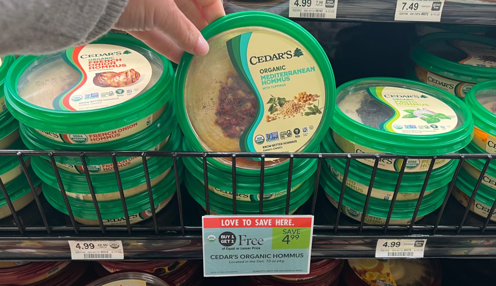 Cedar’s Organic Hummus Is Just $2 At Publix - iHeartPublix