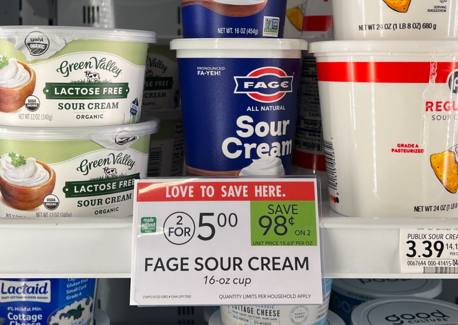 Get Fage Sour Cream For Just $1.50 At Publix With New Digital Coupon ...