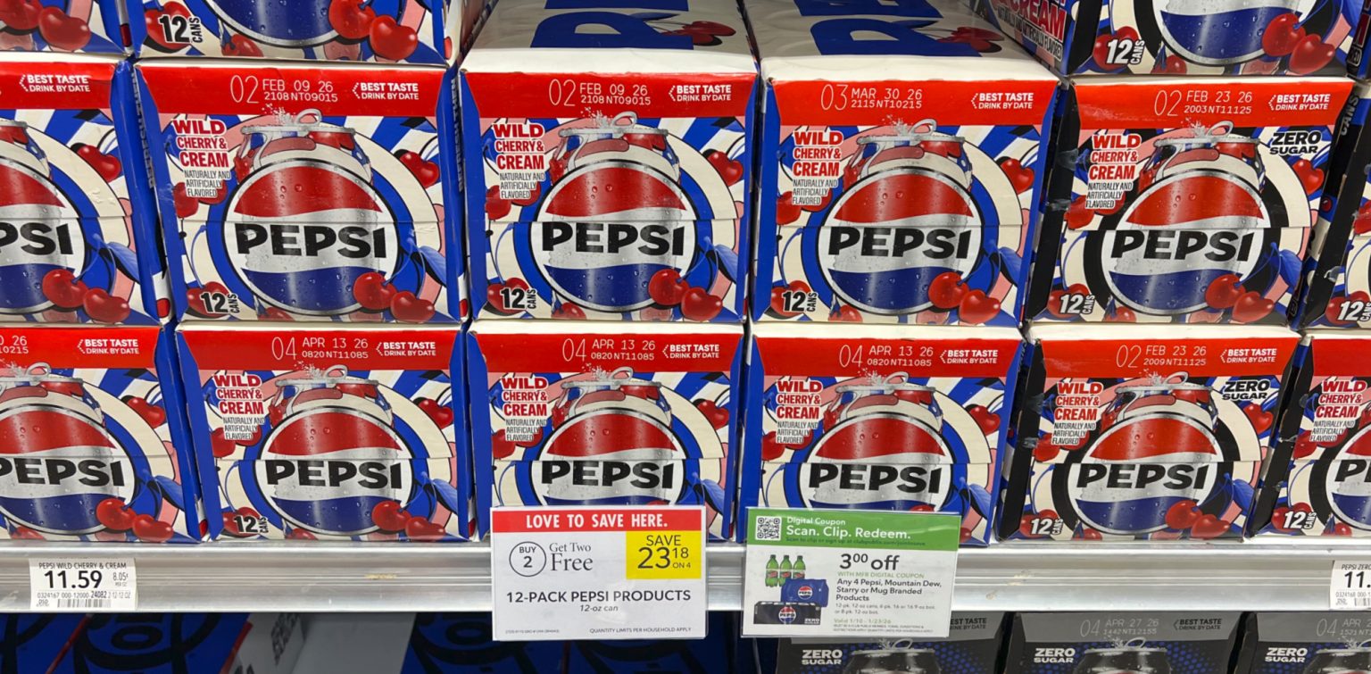 Pepsi Product 12-Packs As Low As $5.05 At Publix (Regular Price $11.59 ...