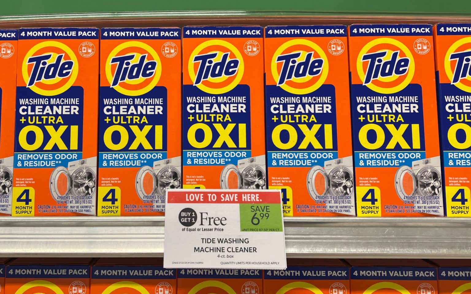Tide Washing Machine Cleaner 4-Pack Just $2.50 At Publix - iHeartPublix