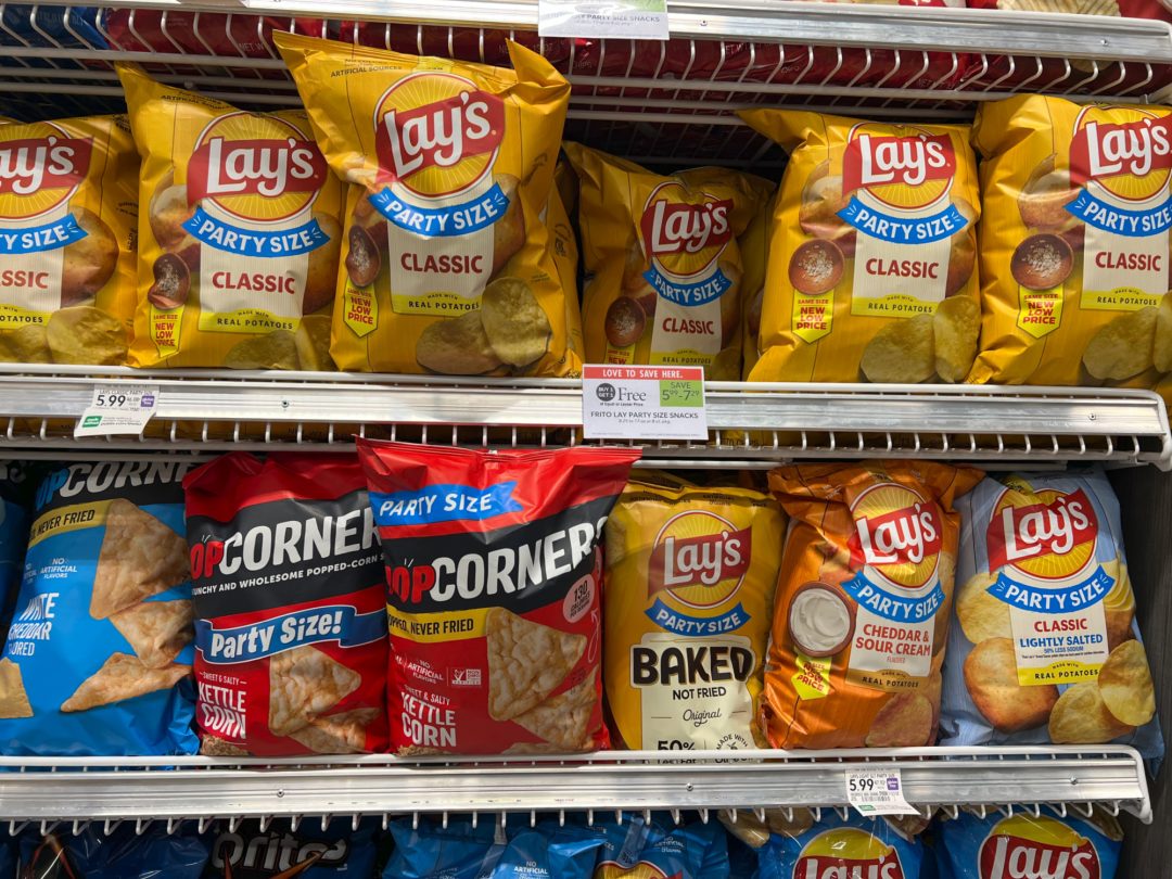 Lay’s Party Size Simply, Baked, Popcorners, or Smartfood Snacks As Low ...