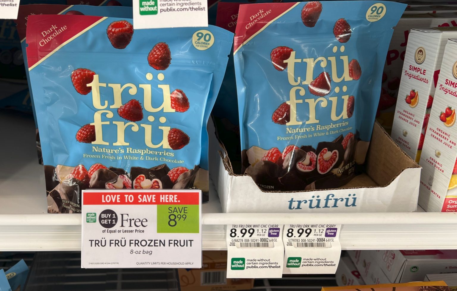 Tru Fru Frozen Fruit Just $4 Per Bag At Publix (Regular Price $8.99 ...