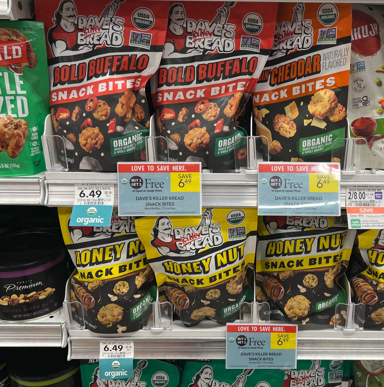 Dave’s Killer Bread Snack Bites Are Only 25¢ At Publix! - iHeartPublix