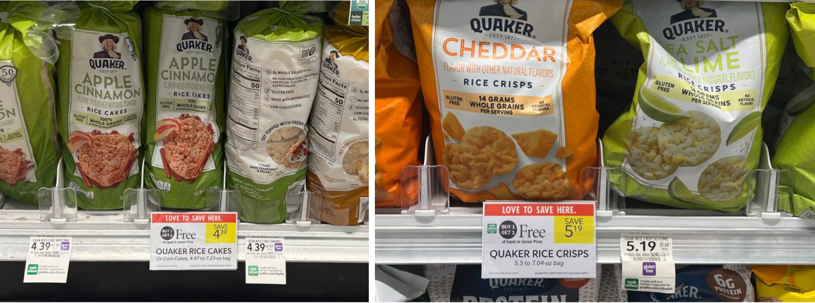 Quaker Rice Cakes As Low As $1.70 Per Bag At Publix – Plus Cheap Rice ...